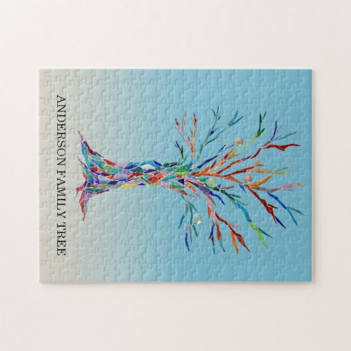 Personalized Family Tree Puzzle | Zazzle