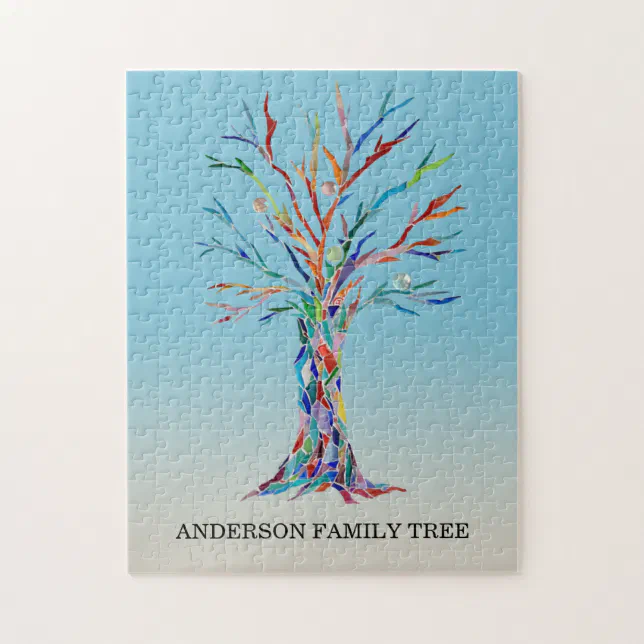 Personalized Family Tree Puzzle | Zazzle