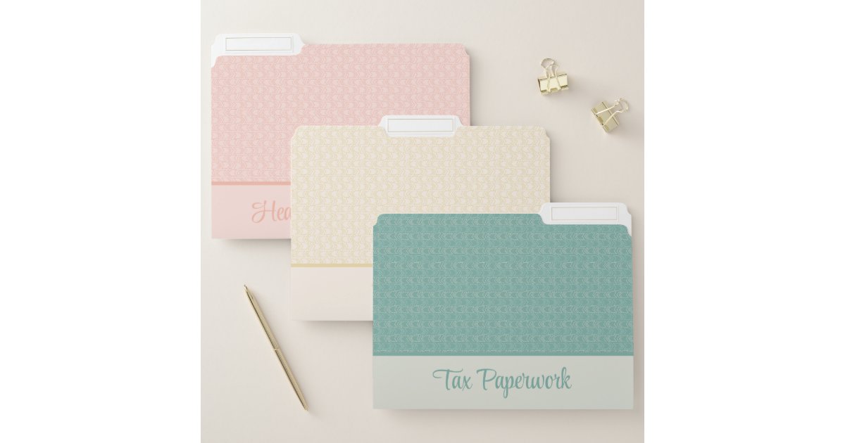 Personalized File Folders | Zazzle