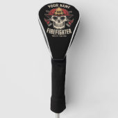 Personalized Firefighter Skull Fireman Fire Dept Golf Head Cover | Zazzle