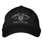 Skull and Crossbones Embroidered Baseball Cap | Zazzle