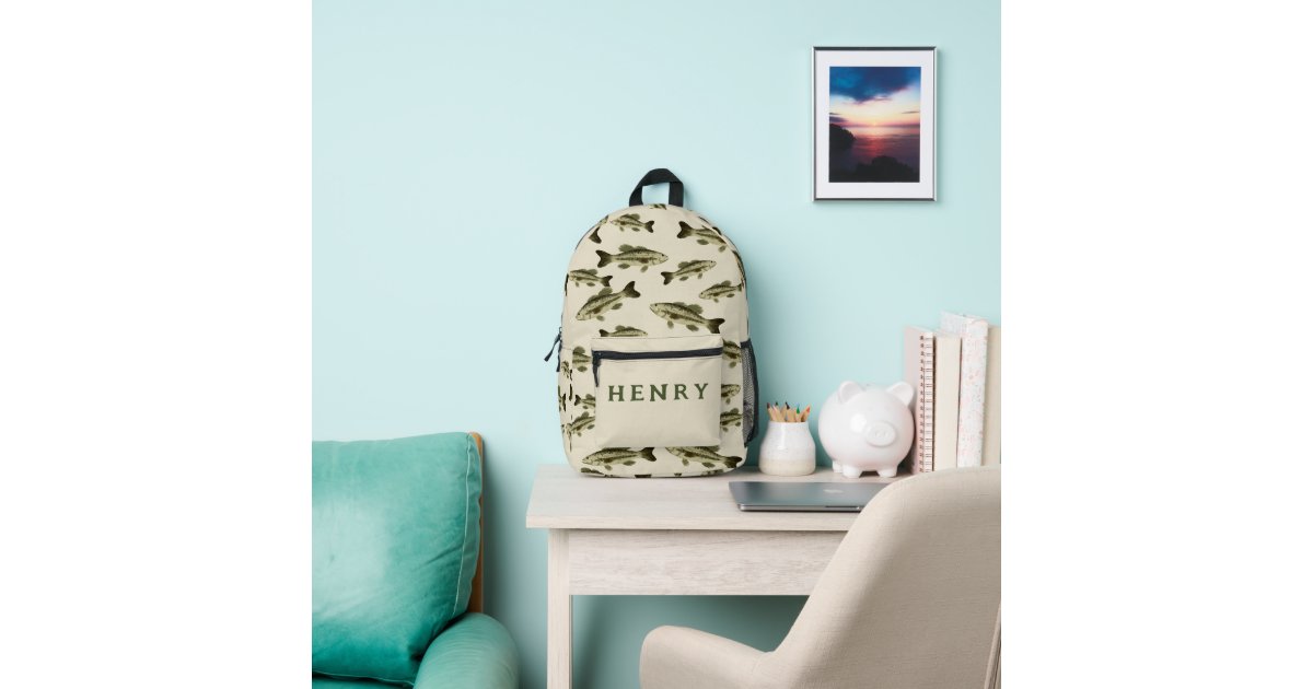 Personalized Fish Backpack | Zazzle