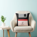 Personalized floppy disk pillow saved for you | Zazzle