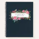 Personalized Floral Dance Teacher Notebook | Zazzle