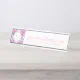 Personalized Floral Pink Monogram Desk Name Plate | Zazzle