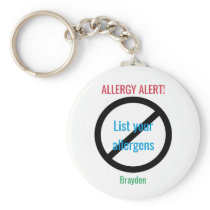 Allergy Alert Key Chains - Lil Allergy Advocates