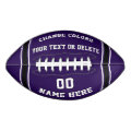 Personalized Football Ball in Your Colors and Text | Zazzle
