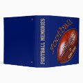 Personalized Football Binders Your Number and Name | Zazzle