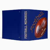Personalized Football Binders Your Number and Name | Zazzle