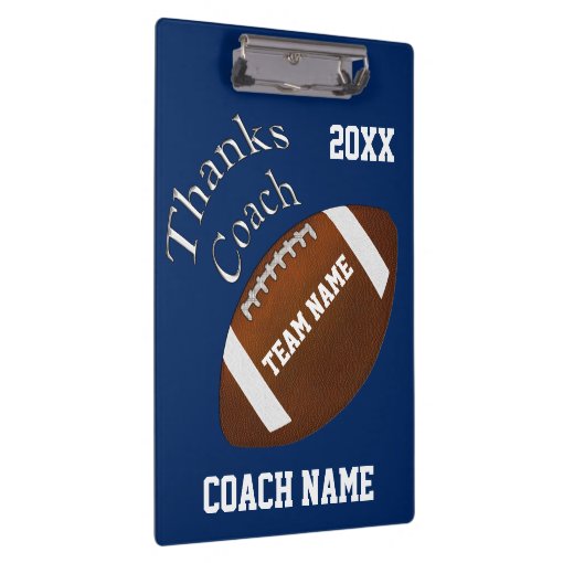 Personalized Football Clipboards for Coaches | Zazzle
