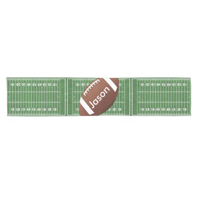 Personalized Football Design Table Runner | Zazzle