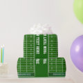 Personalized Football Field Gift Wrapping Paper | Zazzle