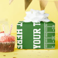 Personalized Football Field Gift Wrapping Paper | Zazzle