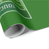 Personalized Football Field Gift Wrapping Paper | Zazzle