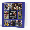 Personalized Football Photo Album 3 Ring Binder | Zazzle