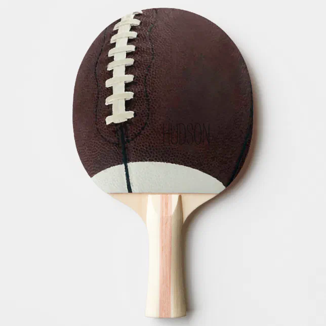 Personalized Football Ping Pong Paddle | Zazzle