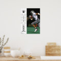 Personalized Football Poster Name, Picture...18x24 | Zazzle