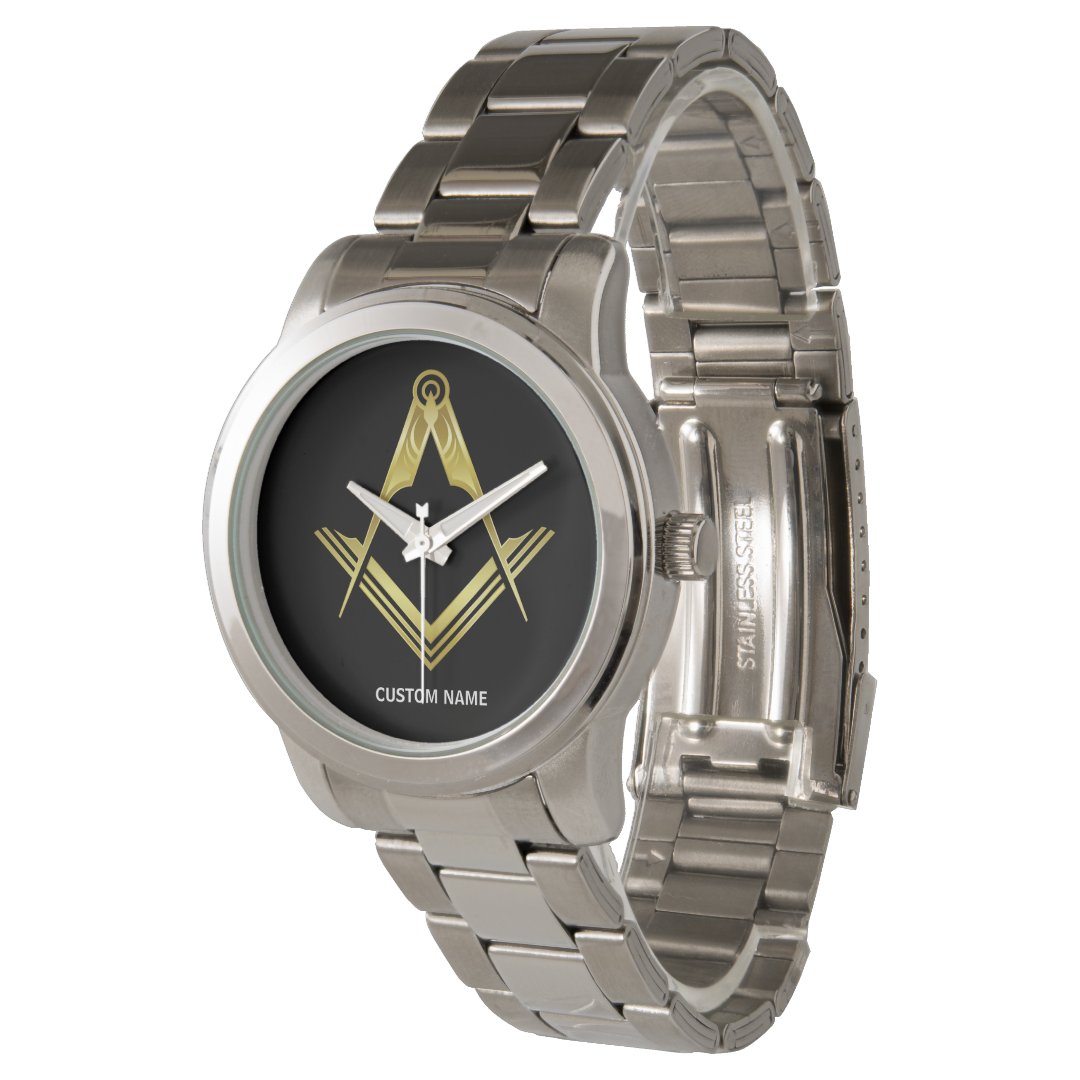 Personalized Freemason Gifts | Masonic Watches | Zazzle