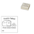 Personalized Fresh Baked Bread Rubber Stamp | Zazzle