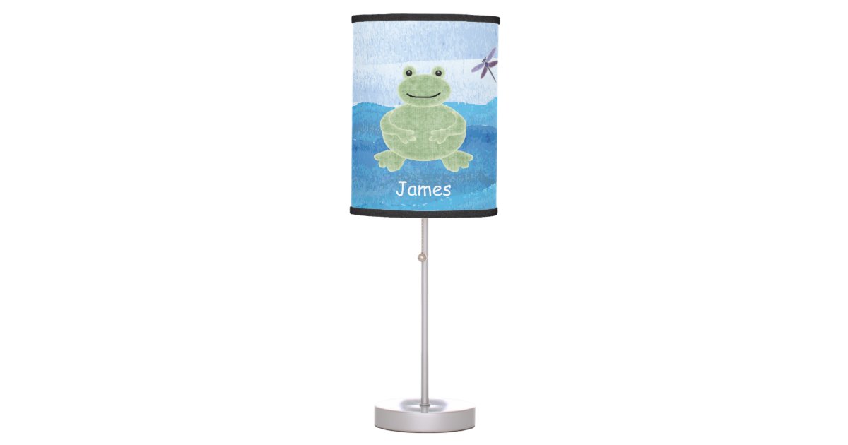 Personalized Frog Lamp | Zazzle