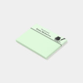 Personalized From the Desk of Office, green Post-it Notes | Zazzle