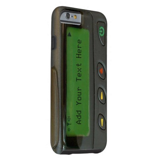 Personalized Funny 90s Old School Pager Case-Mate iPhone Case | Zazzle