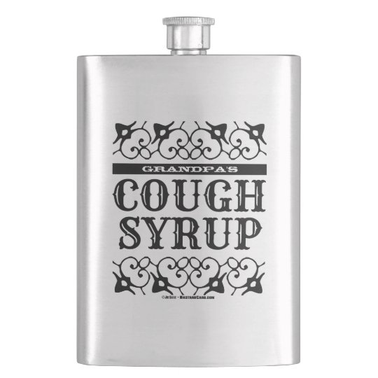 Personalized Funny Cough Syrup Flask | Zazzle.com