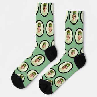 Personalized Funny Face Photo Socks | Zazzle