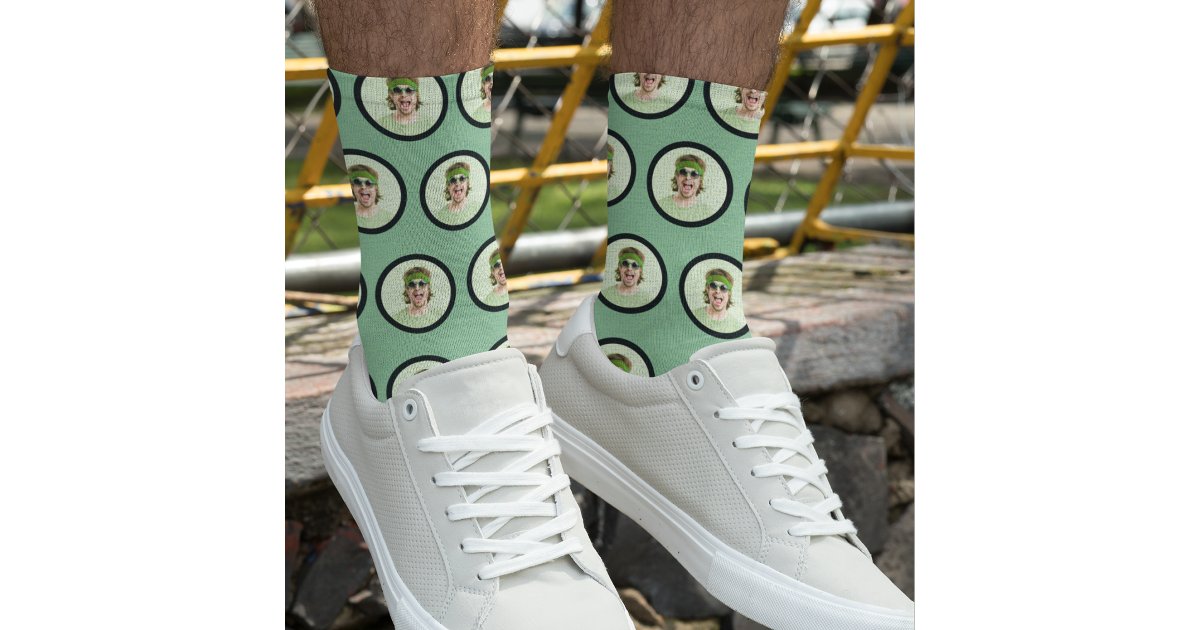 Personalized Funny Face Photo Socks | Zazzle