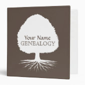 Personalized genealogy binder with family tree | Zazzle
