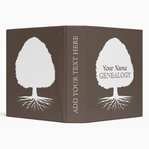 Personalized genealogy binder with family tree | Zazzle