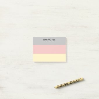Personalized German flag watermark image Post-it Notes | Zazzle