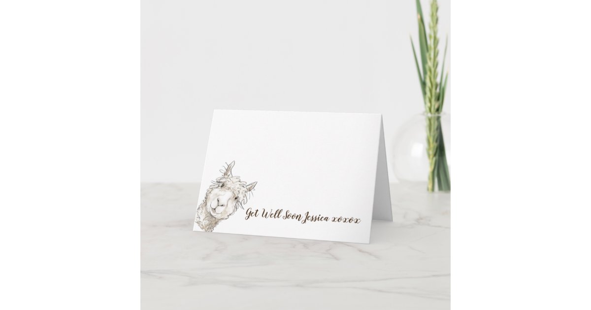 Personalized Get Well Soon Card | Zazzle