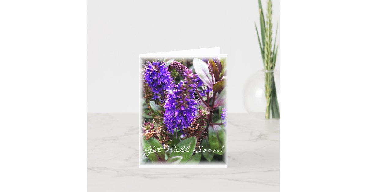 Personalized Get Well Soon Note Card | Zazzle
