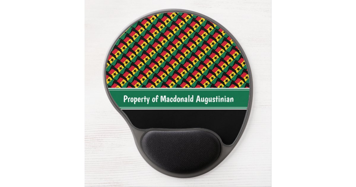 Personalized GHANA Gel Mouse Pad | Zazzle