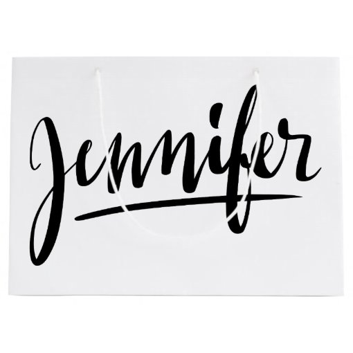 Personalized gift bag with the name Jennifer | Zazzle