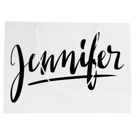 Personalized gift bag with the name Jennifer | Zazzle