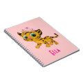Personalized Girl Tiger Princess Tigress Notebook | Zazzle