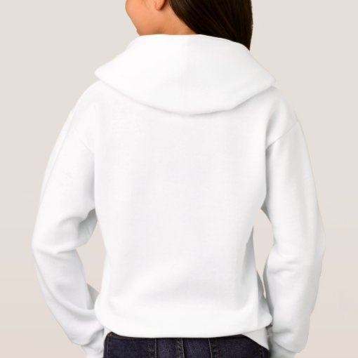 Personalized Girls Basketball Add Custom Name Cute Hoodie | Zazzle