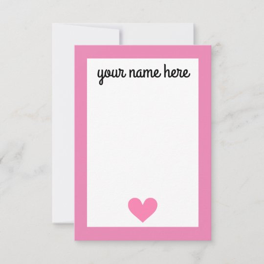 Personalized Girls Stationery Notecards | Zazzle.com