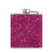 Personalized Glitzy Sparkly Diamond Music Note Hip Flask | Zazzle