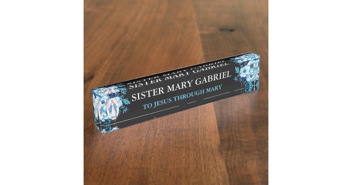 Personalized Gold Black Custom Name Plate | Zazzle