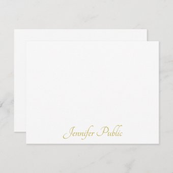 Personalized Gold Handwritten Script Text Template | Zazzle