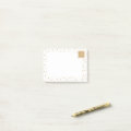 Personalized Gold Star Glitter Sparkle White Cute Post-it Notes | Zazzle