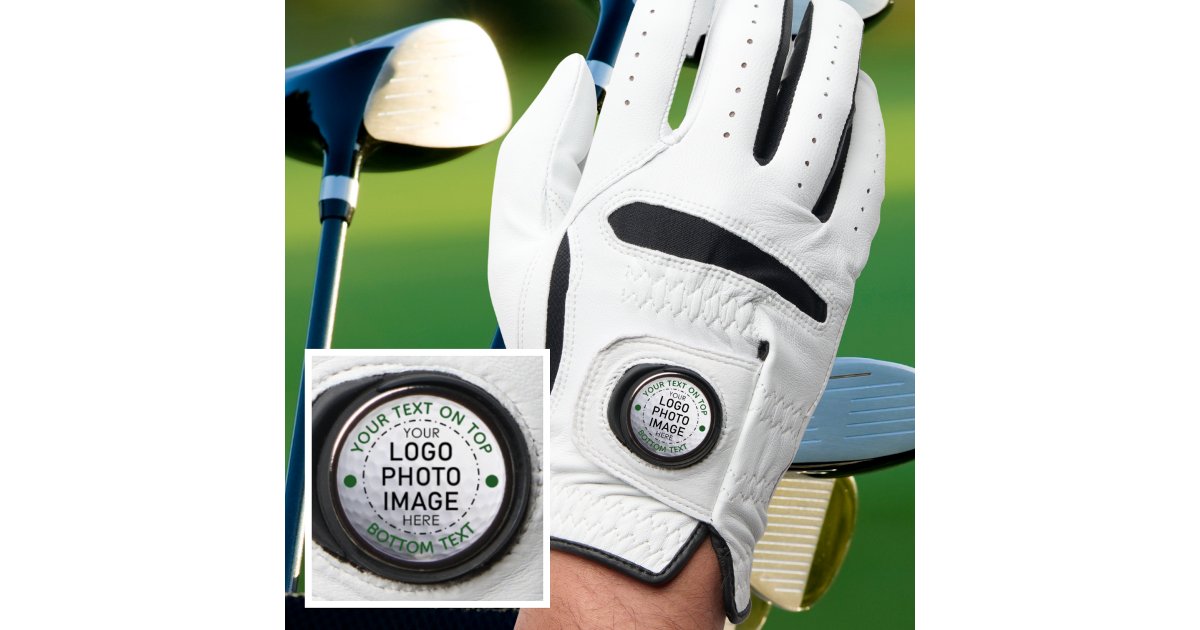 Personalized Golf Ball Photo or Logo Custom Golf Glove | Zazzle