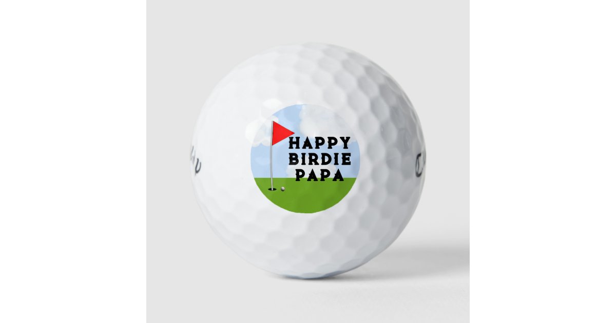 Personalized Golf Birthday Golf Balls | Zazzle