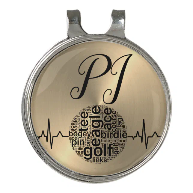 Personalized Golf Cap Clip Ball Marker | Zazzle