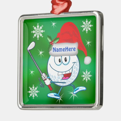 Personalized Golf Christmas Tree Ornaments | Zazzle