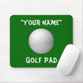 Personalized Golf Mouse Pad | Zazzle