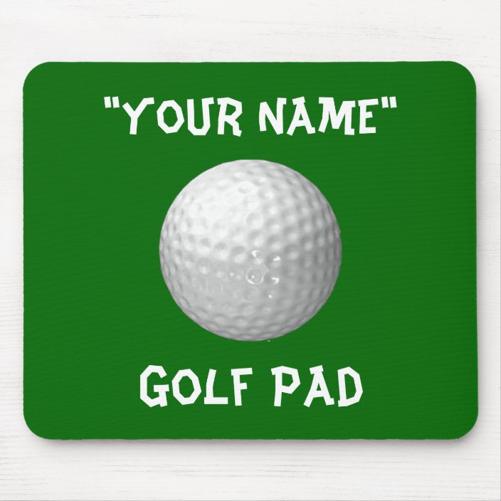 Personalized Golf Mouse Pad | Zazzle.com